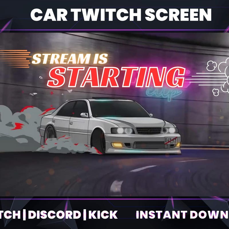 Racing Stream Overlay - Etsy