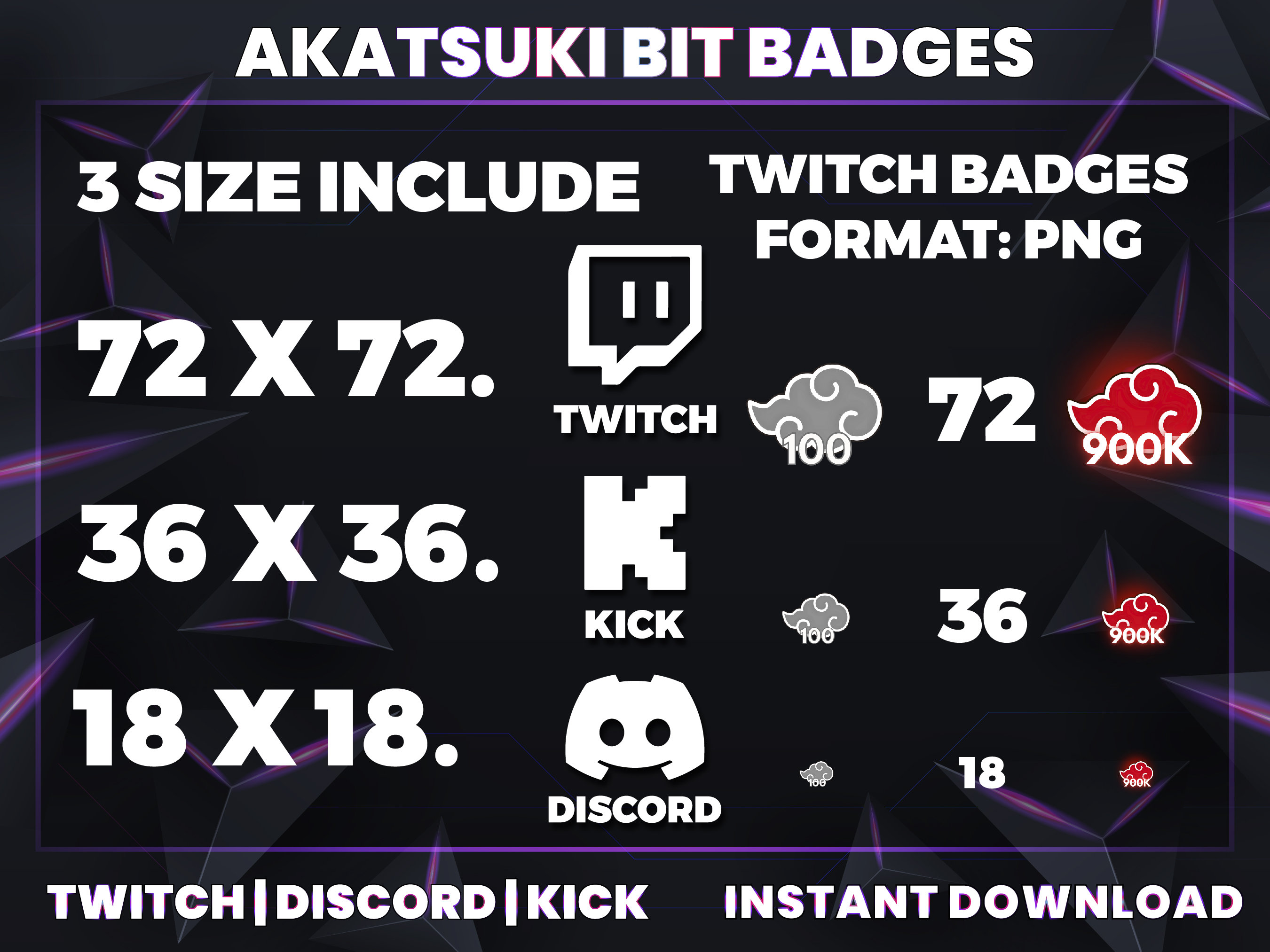 Twitch Bit Badges | Twitch Sub Badges | Bit Badges Twitch | Founders ...