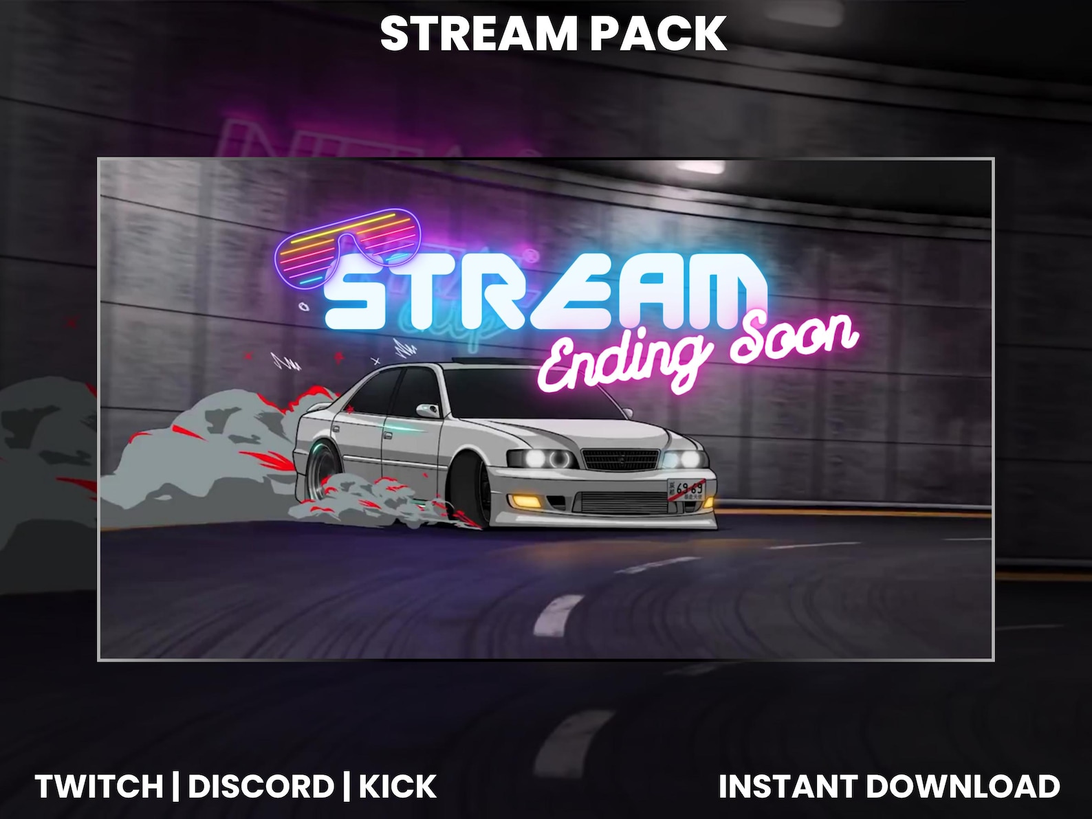 Car Themed Stream Pack | Car Overlays | Twitch Stream Pack |twitch Car ...