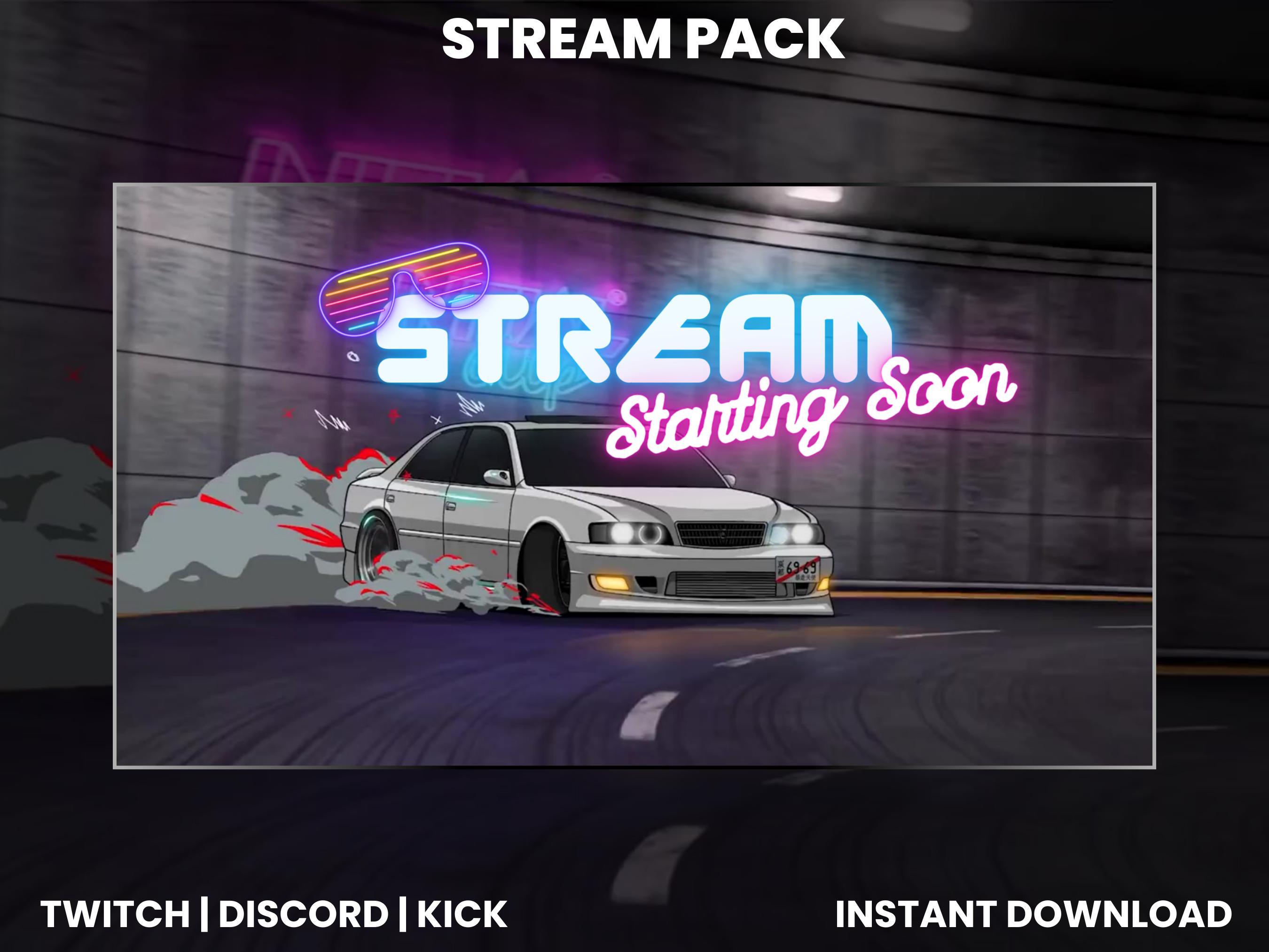 Car Themed Stream Pack | Car Overlays | Twitch Stream Pack |twitch Car ...