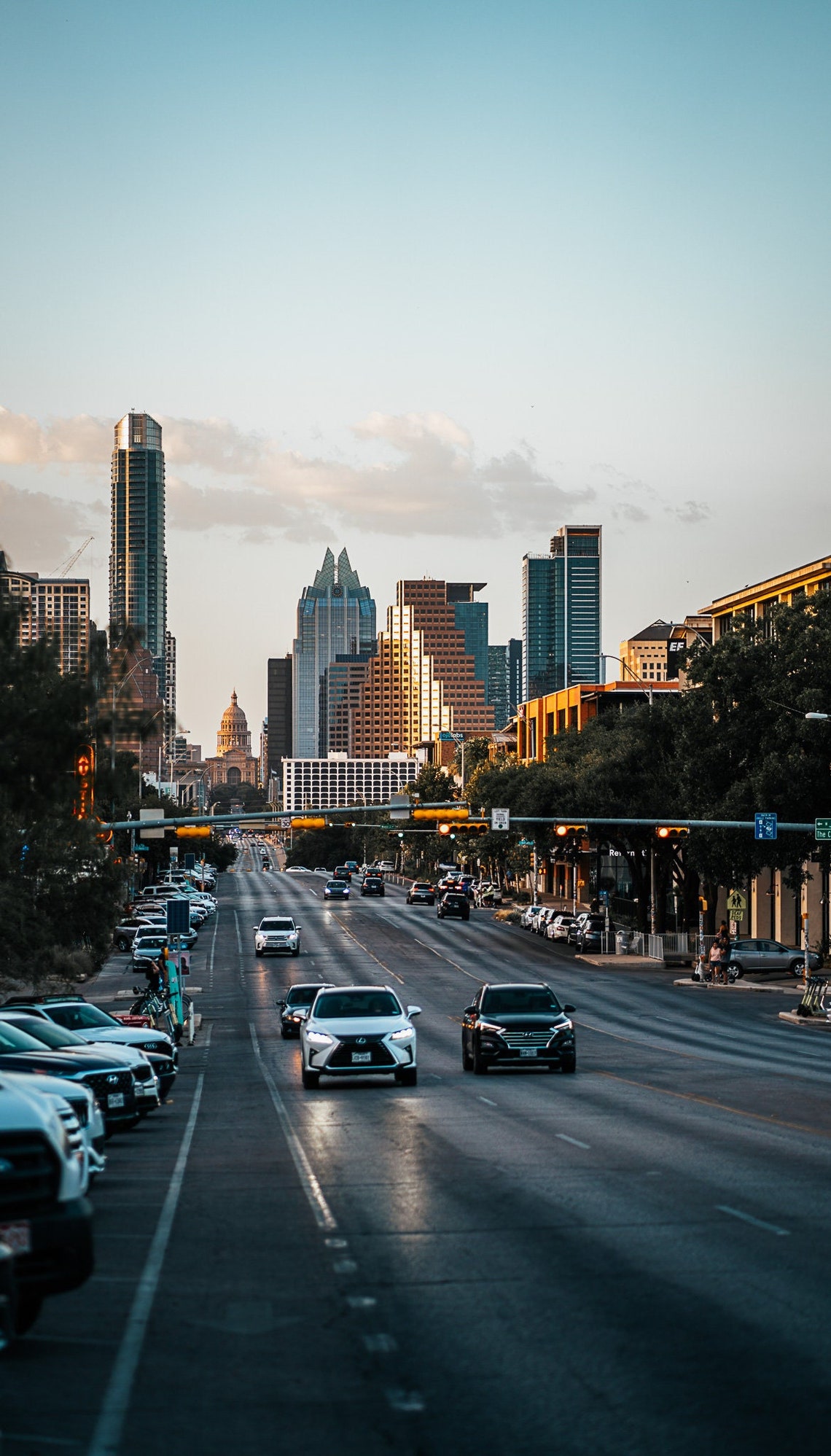 Downtown Austin Skyline on South Congress - Etsy
