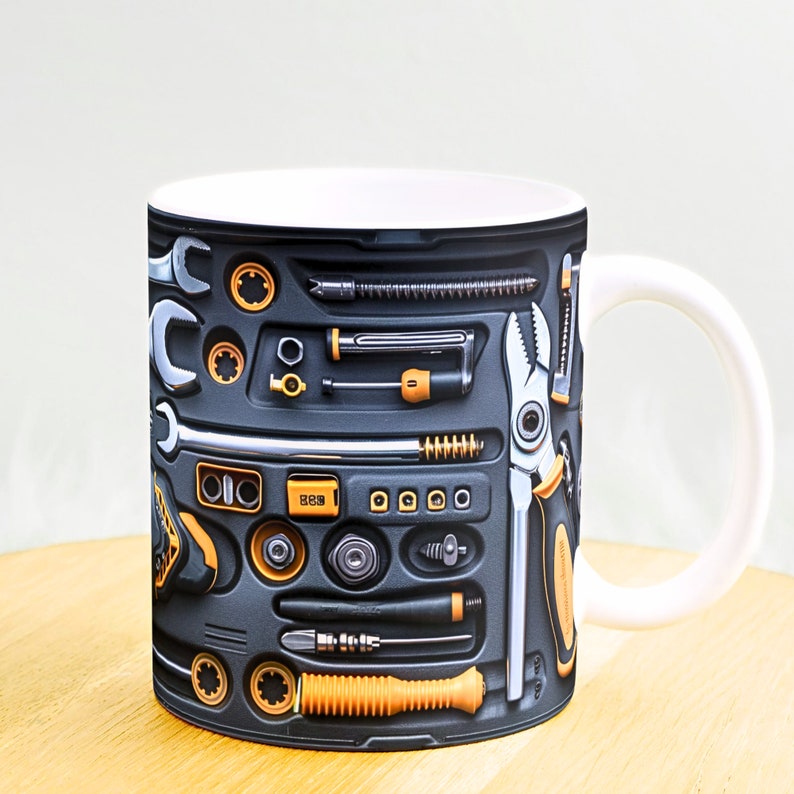 Mechanic Tools PNG 12oz and 15oz Cricut Mug Press Designs Templates ...