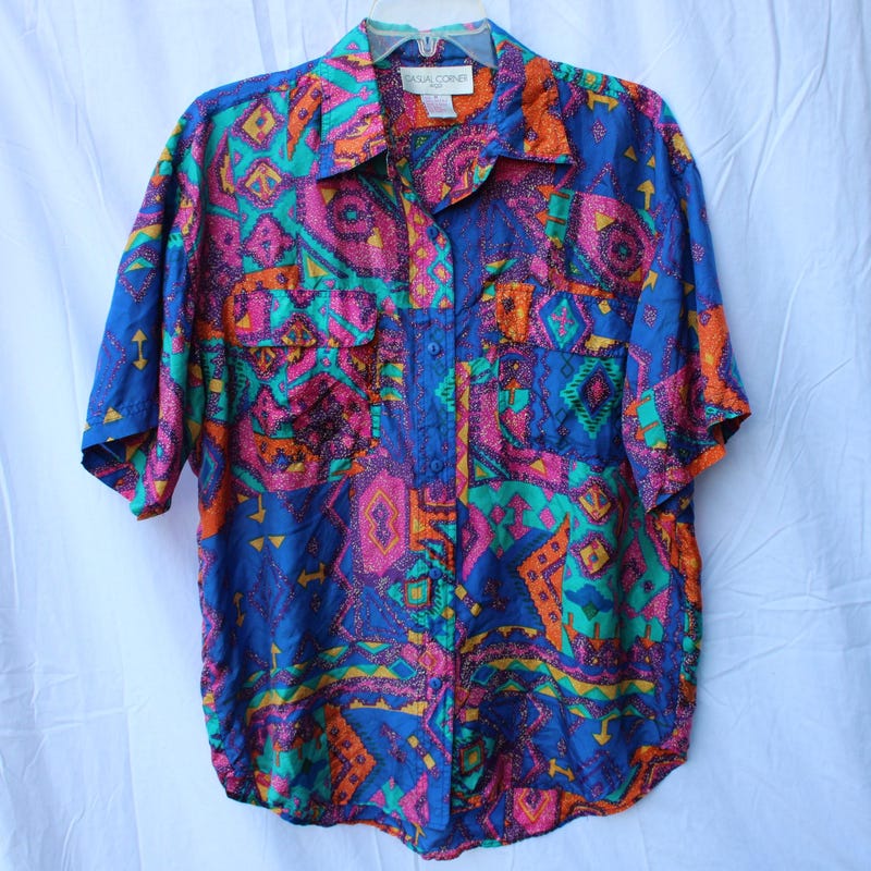 90s Button up Shirt - Etsy