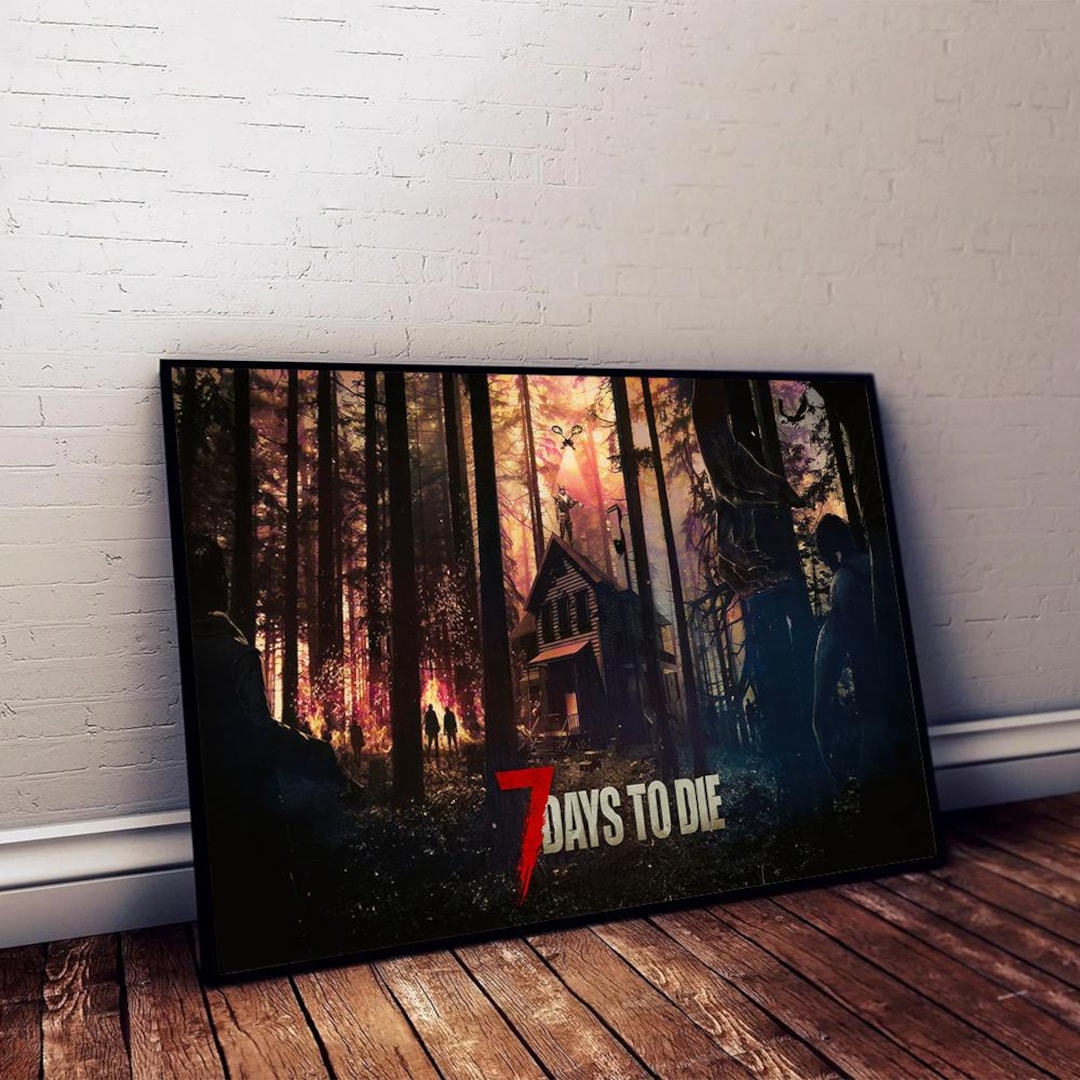 7 Days to Die Game Poster, Horror Canvas Print,canvas Posters,home ...