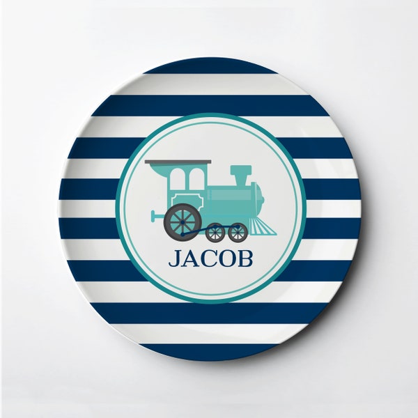 Train Plate - Etsy