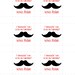 Valentine's Day Mustache Love Favor Gift Tags Instant Download ...