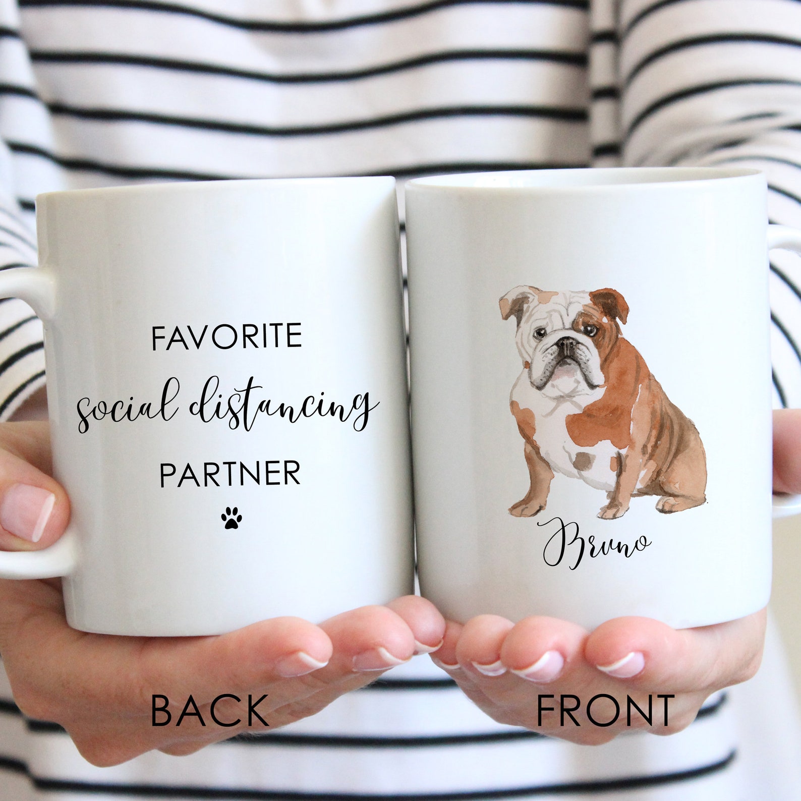 Social Distancing Favorite Partner Personalized Coffee Mug - Etsy