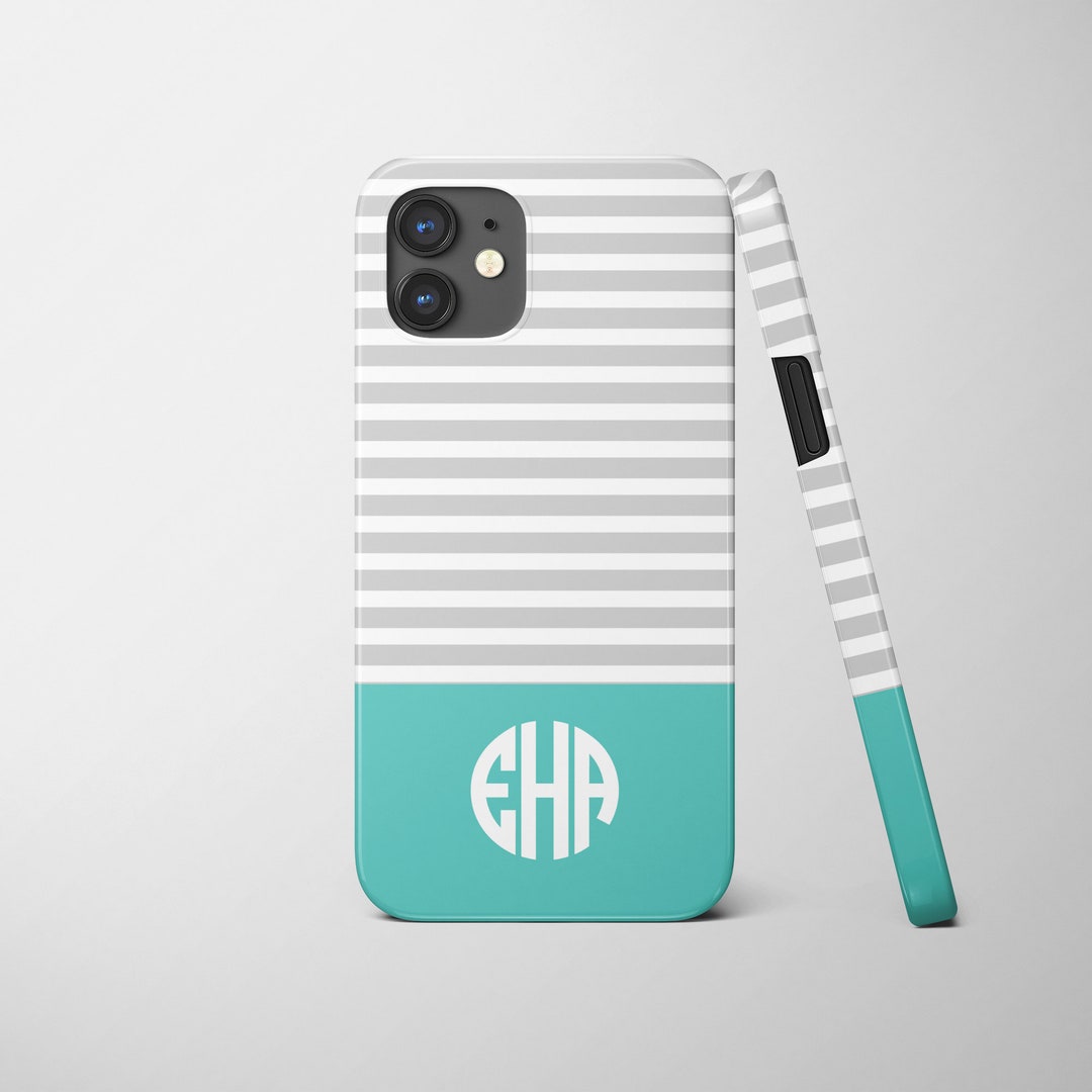 IPhone Custom Case for iPhone 16 and Prior Models, Skinny Stripes With ...