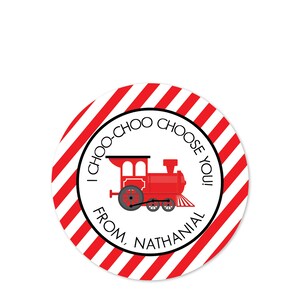 Valentine's Day Stickers - I Choo Choo Choose You - Train - 12 per ...