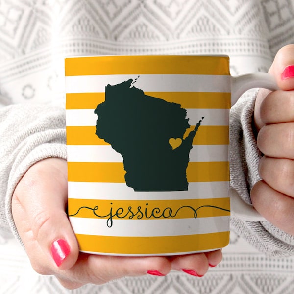 Wisconsin Coffee Mug - Etsy
