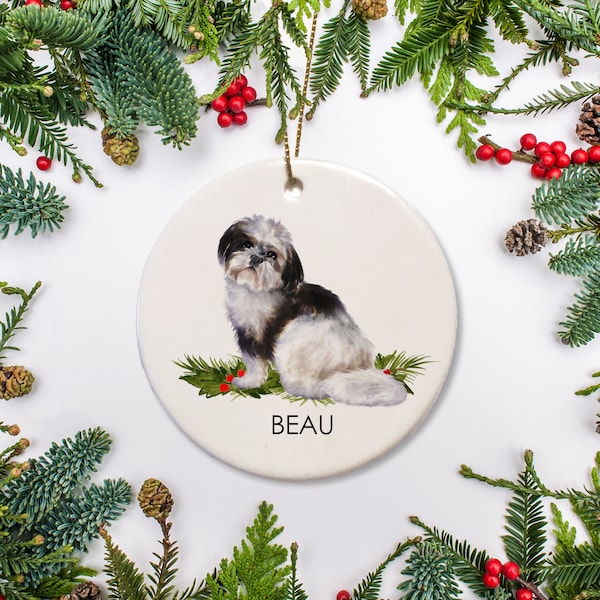Shih Tzu Christmas - Etsy