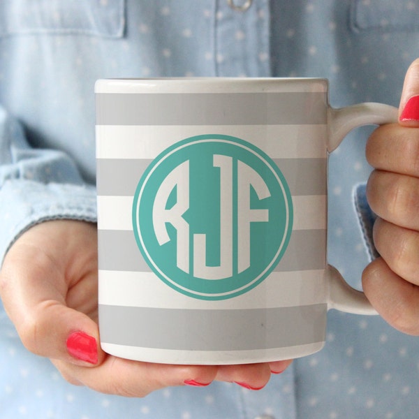 Monogram Mug - Etsy