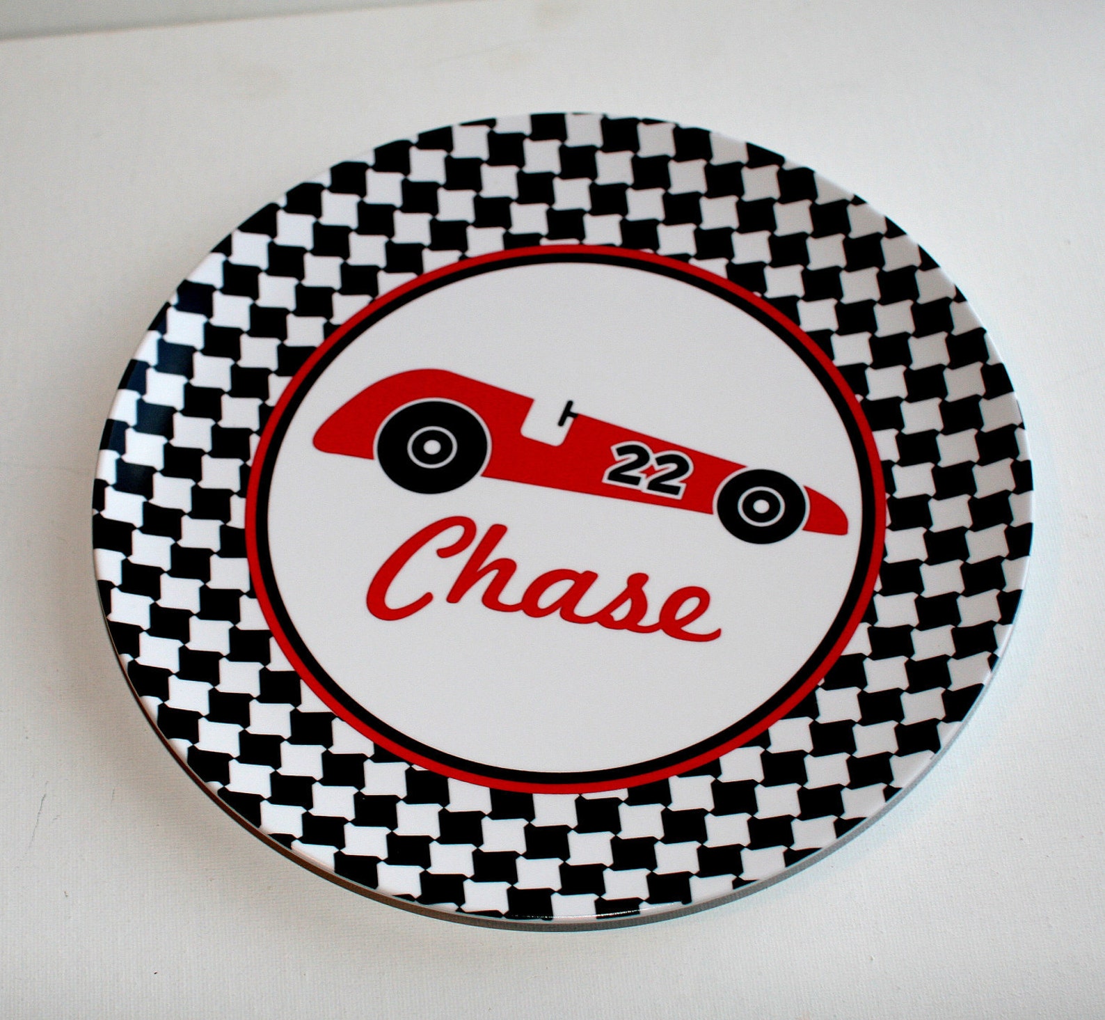 Personalized Children's Racecar Plate Race Car Design | Etsy