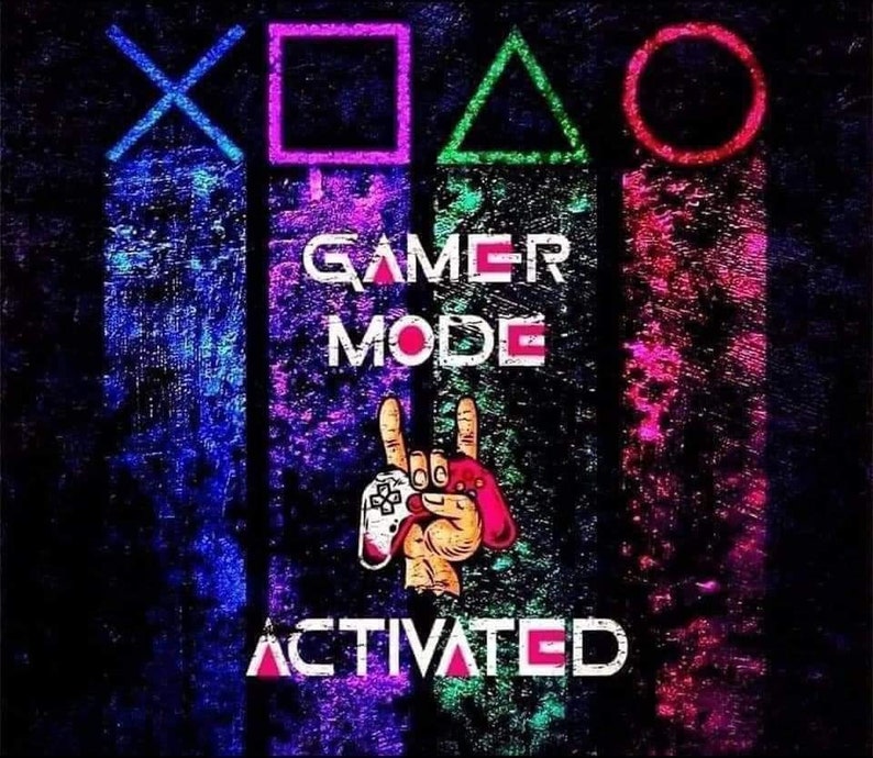Gamer Mode Sublimation PNG - Etsy