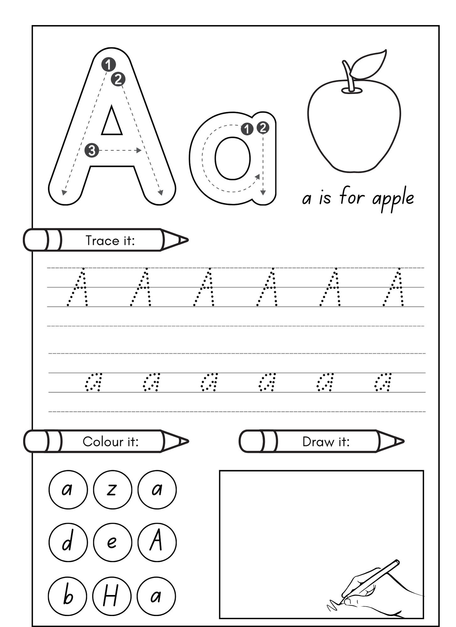 Digital Alphabet Workbook - Etsy