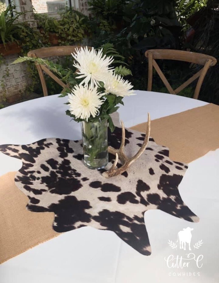 Mini Faux Cowhides Color B - Etsy
