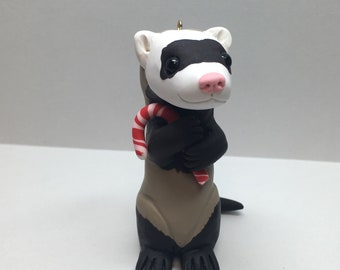 Polymer clay ferret | Etsy