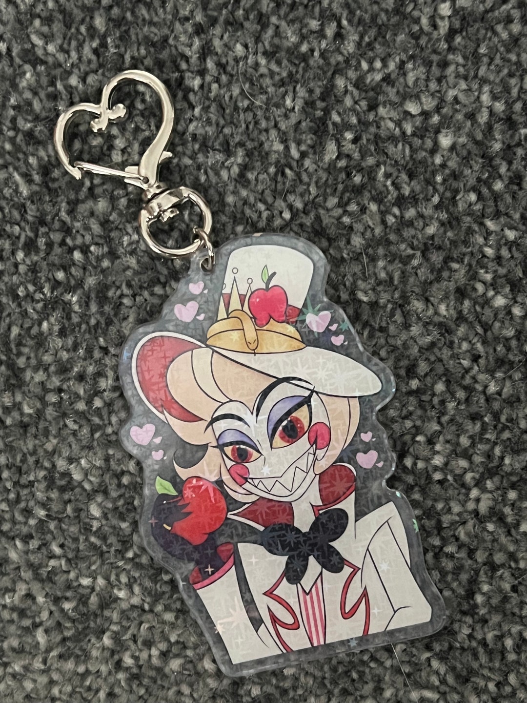 Hazbin Hotel Lucifer Keychain - Etsy