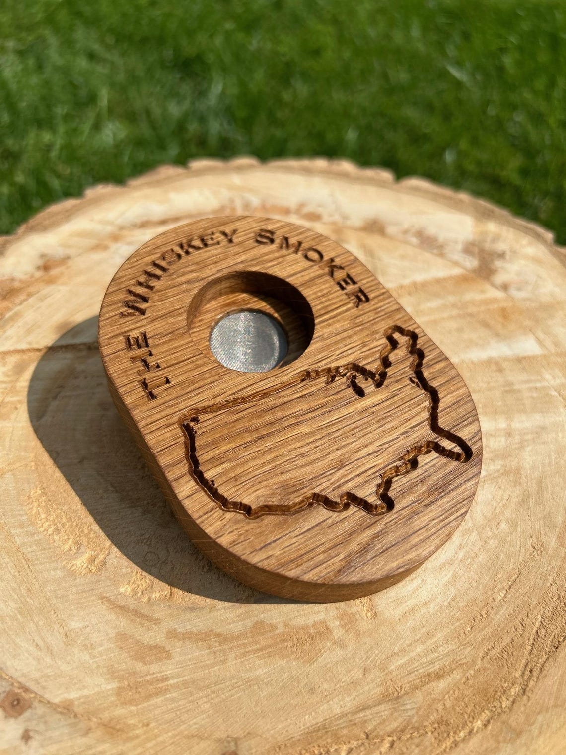 USA Whiskey Smoker Gift Set: White Oak & Maple, Patriotic Whiskey Lover ...