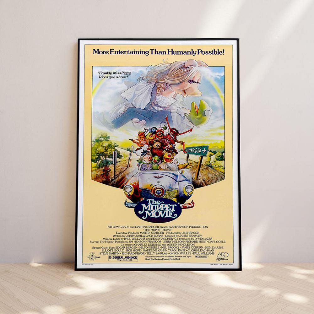 The Muppet Original Movie Poster, Room Decor Wall Art Canvas Unframed ...