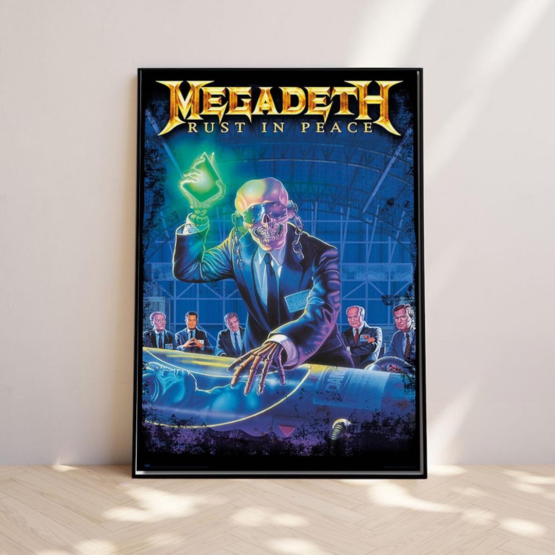 MEGADETH Movie Poster, Room Decor Wall Art Canvas Unframed Print Art, Holiday Gifts - Etsy
