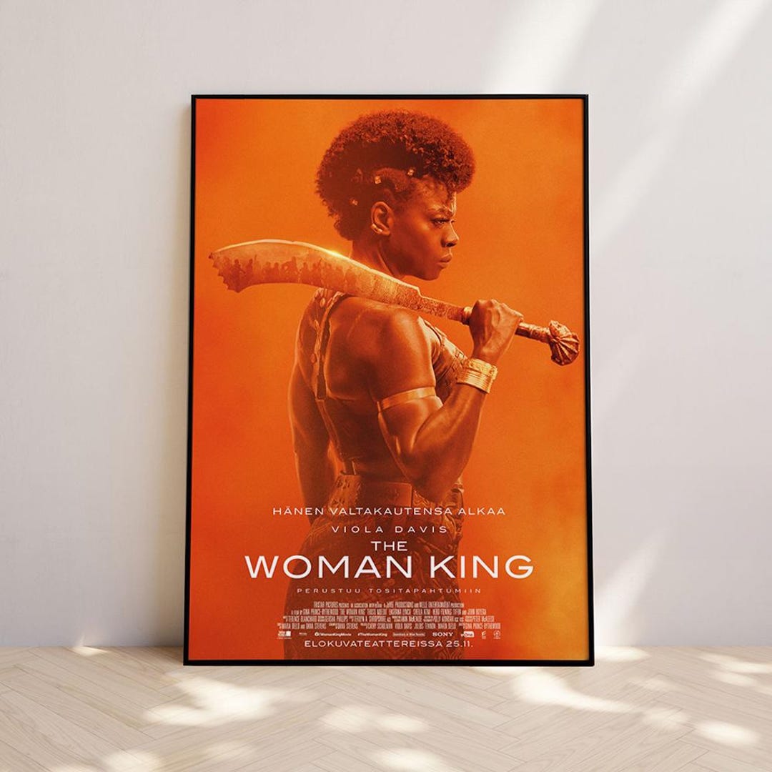 The Woman King Movie Poster, Room Decor Wall Art Canvas Unframed Print ...