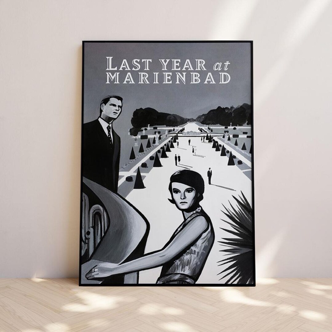 Vintage Last Year at Marienbad Movie Poster, Room Decor Wall Art Canvas ...