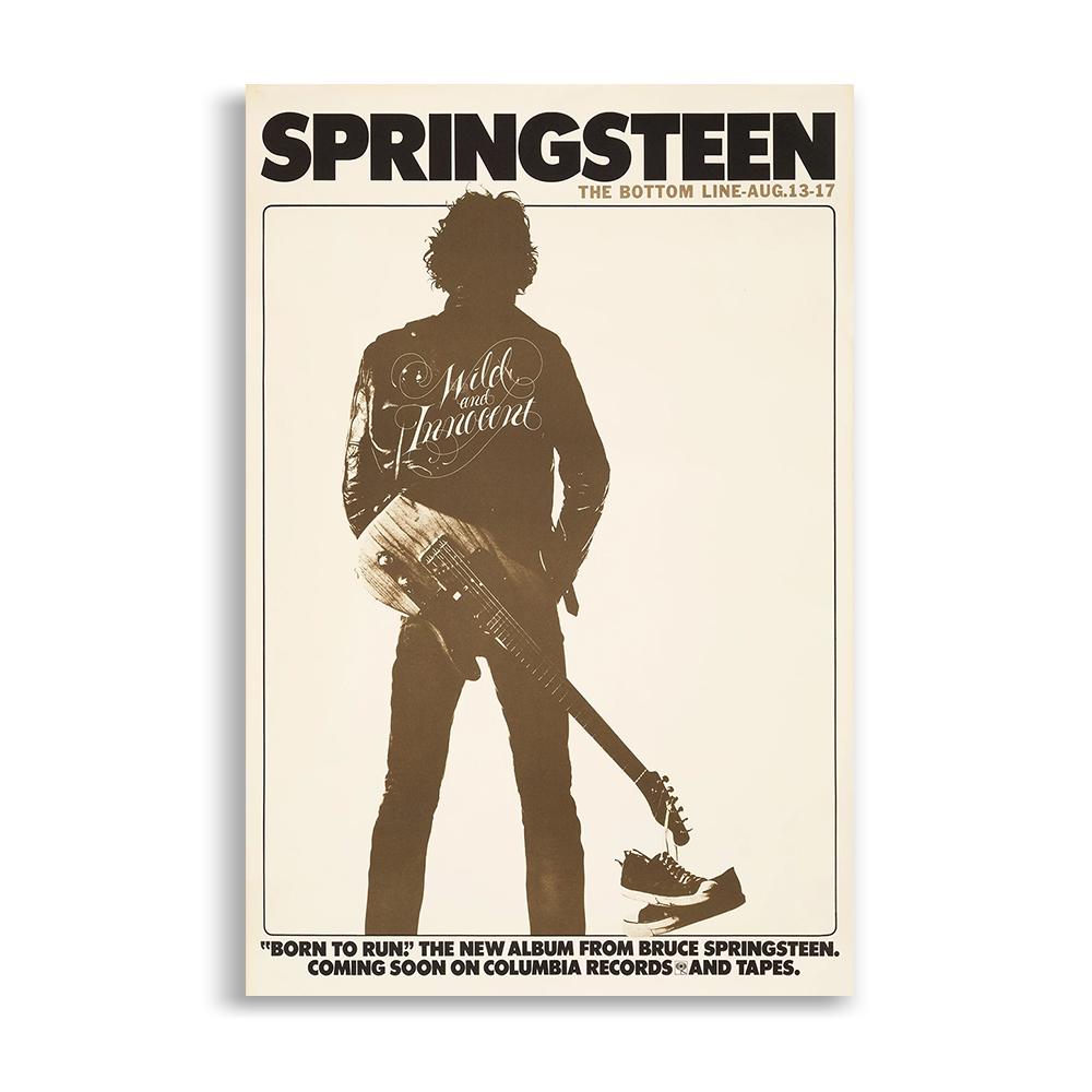 Vintage Bruce Springsteen 1981s Concert Poster, Room Decor Wall Art ...