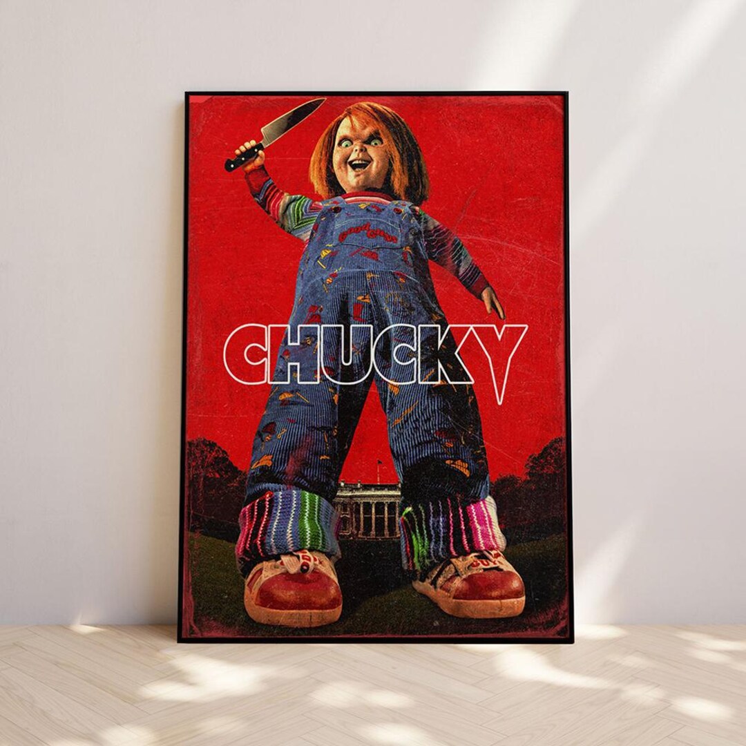 Chucky Movie Poster, Room Decor Wall Art Canvas Unframed Print Art ...