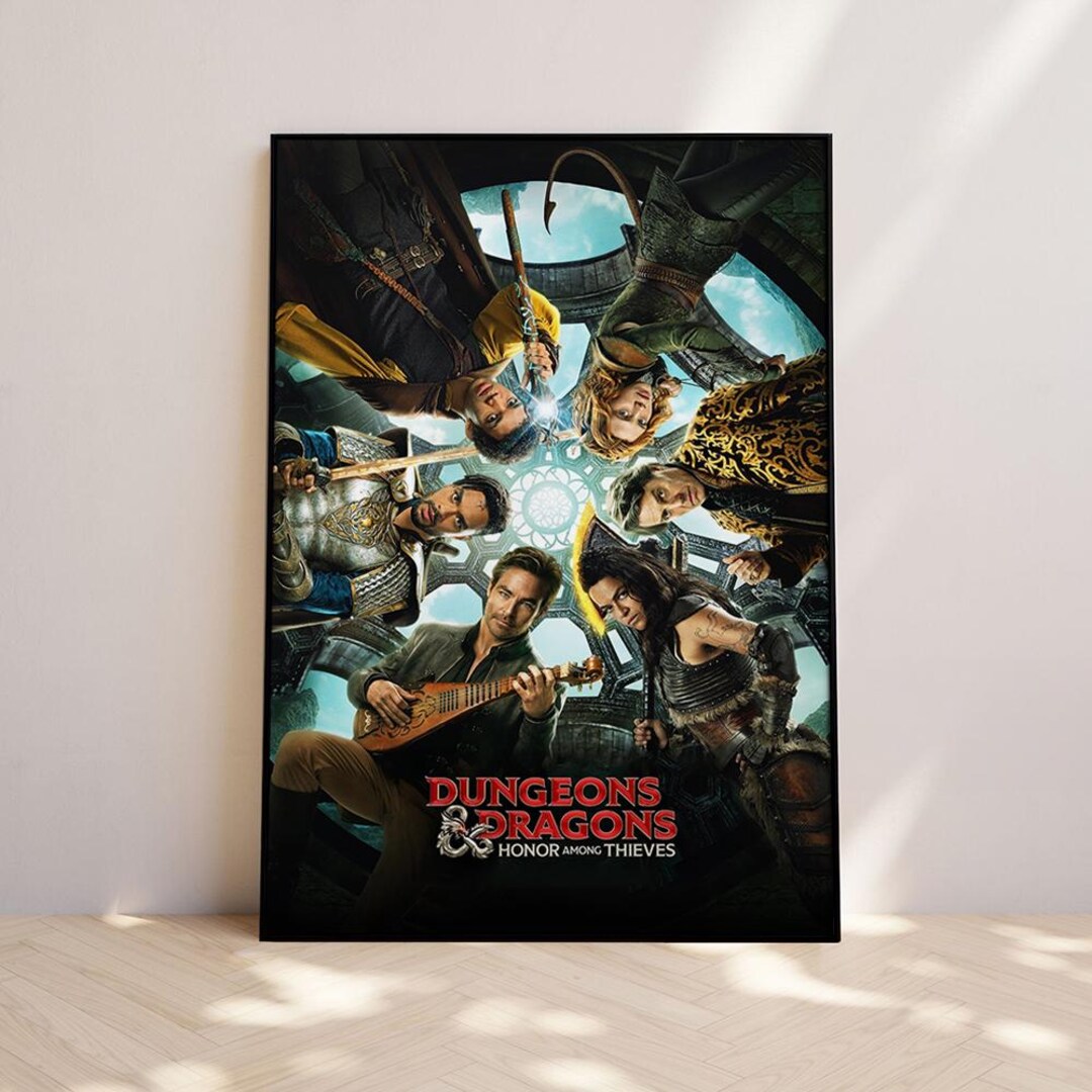 Dungeons & Dragons Movie Poster, Room Decor Wall Art Canvas Unframed ...