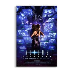 Vintage Alien Resurrection Movie Poster, Room Decor Wall Art Canvas ...
