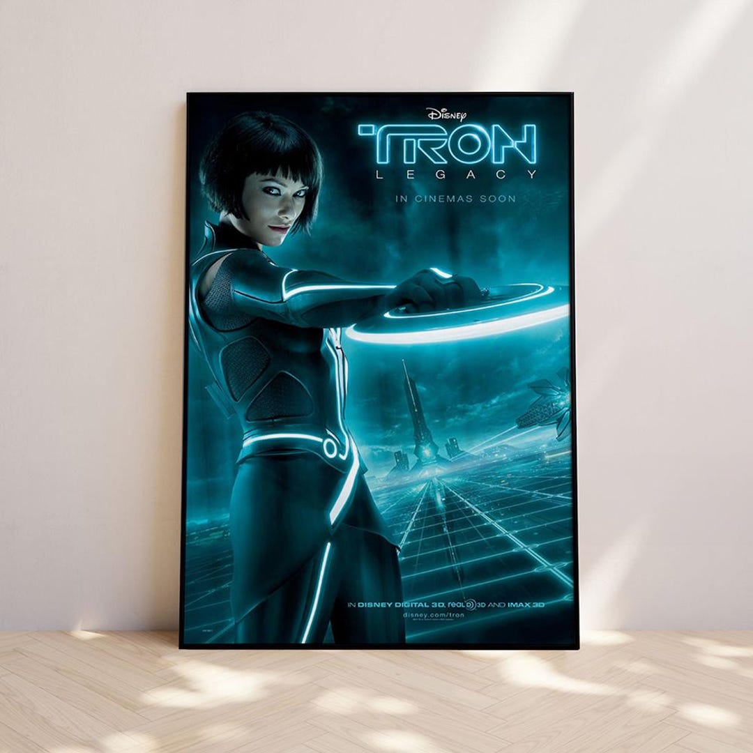 Tron Legacy Movie Poster, Room Decor Wall Art Canvas Unframed Print Art ...