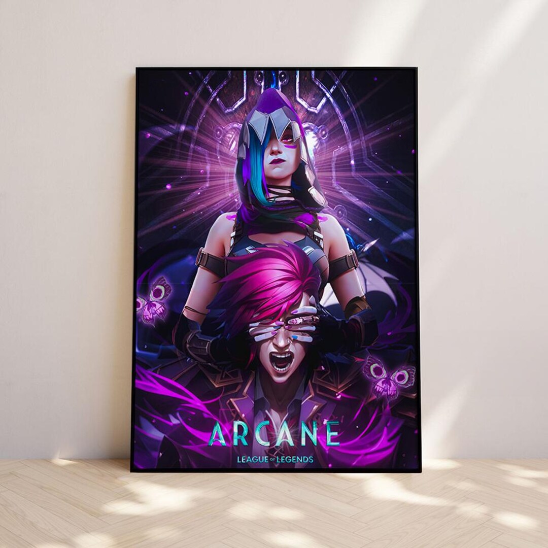Arcane Season 2 TV Poster, Room Decor Wall Art Canvas Unframed Print ...