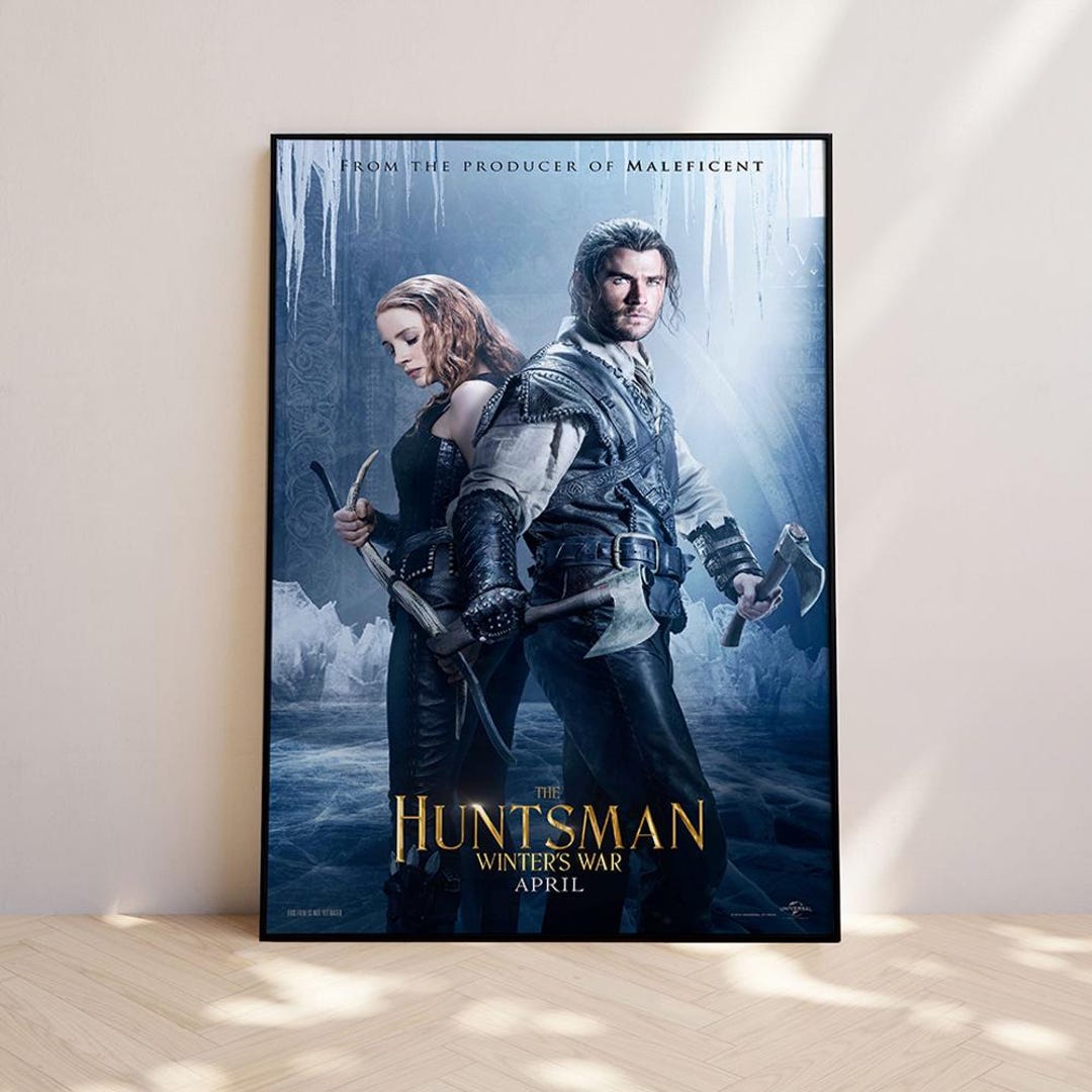 The Huntsman Winter's War Movie Poster, Room Decor Wall Art Canvas ...