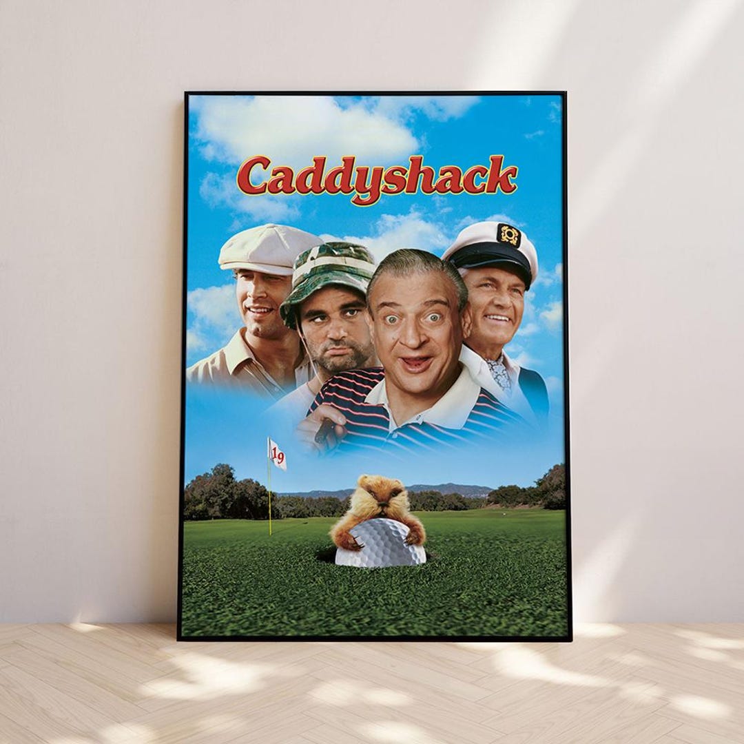 Vintage Caddyshack Classic Vintage Movie Poster, Room Decor Wall Art ...