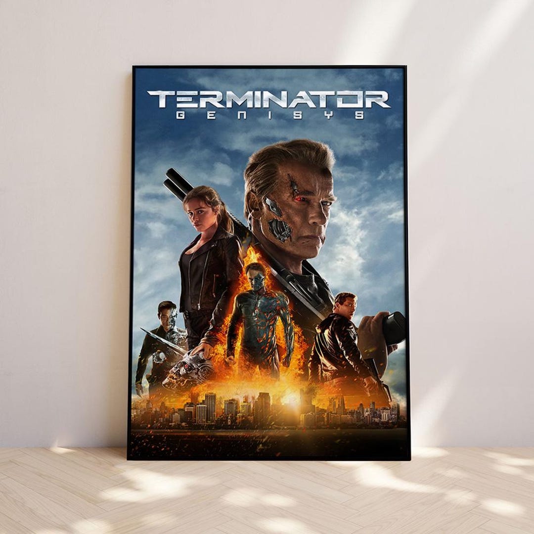 Terminator Genisys Movie Poster, Room Decor Wall Art Canvas Unframed ...