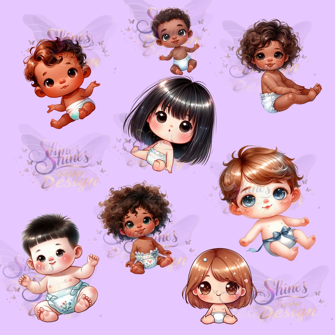 Baby Bliss Collection Babies Sitting Watercolor Clip Art - Etsy