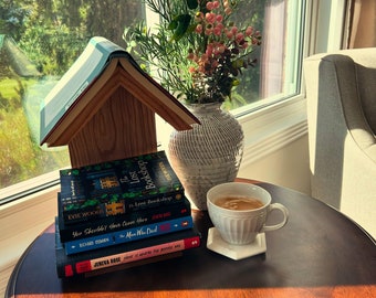 Quarter Sawn White Oak Hardwood Book Organizer, Page Saver, Book Tower ...