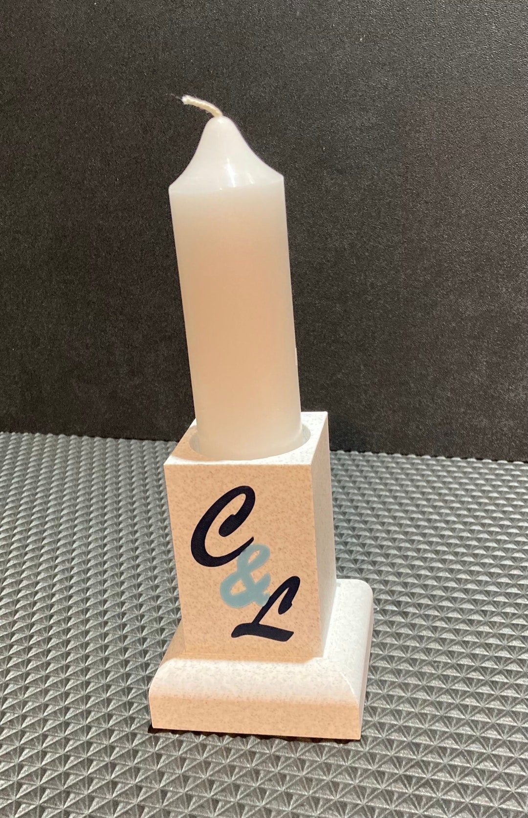 Personalized Square Candlesticks - Etsy