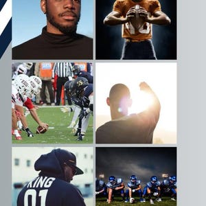 Navy & Gray Sports Fan Funeral Program Template - Canva Editable (11x17 ...