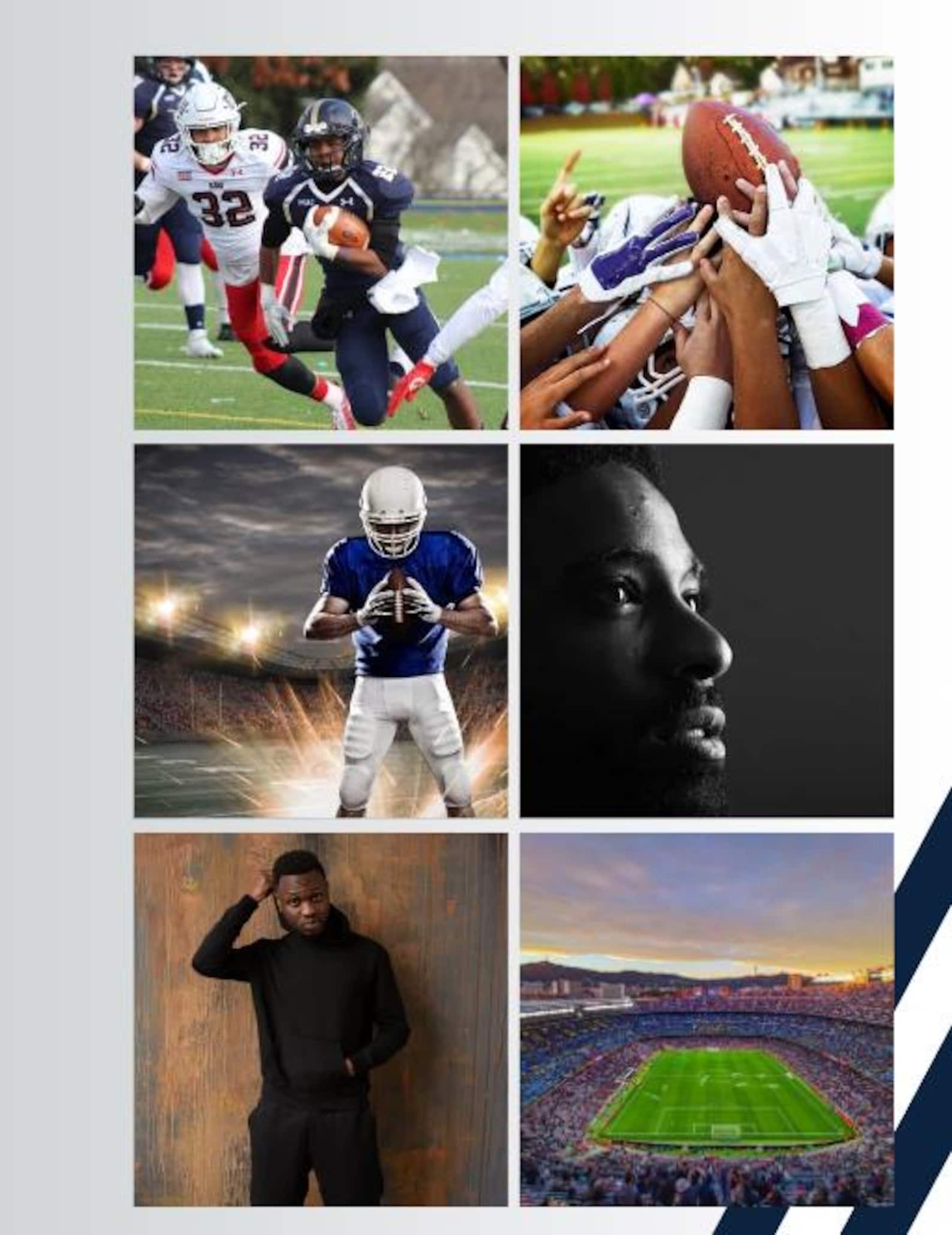 Navy & Gray Sports Fan Funeral Program Template - Canva Editable (11x17 ...