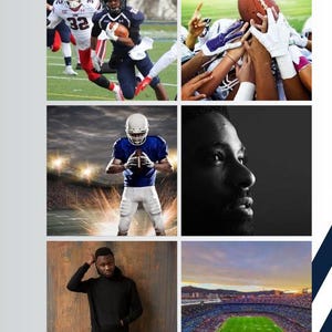 Navy & Gray Sports Fan Funeral Program Template - Canva Editable (11x17 ...