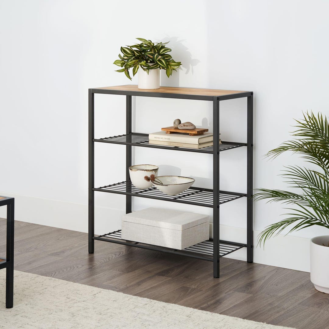 Kick off Your Shoes Rack + Console Table • 4-tier - Etsy