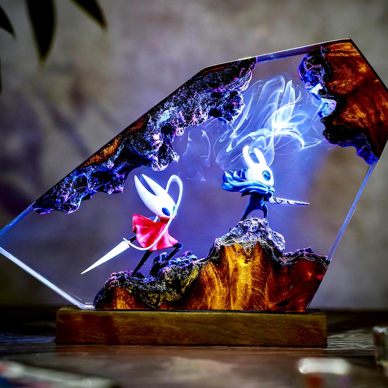 Art Resin Night Lamp - Etsy