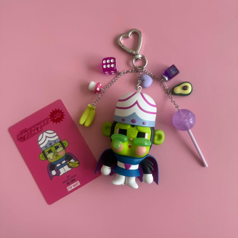 Genuine POP MART Powerpuff Girls X Cry Baby - Mojo Jojo - Handmade ...