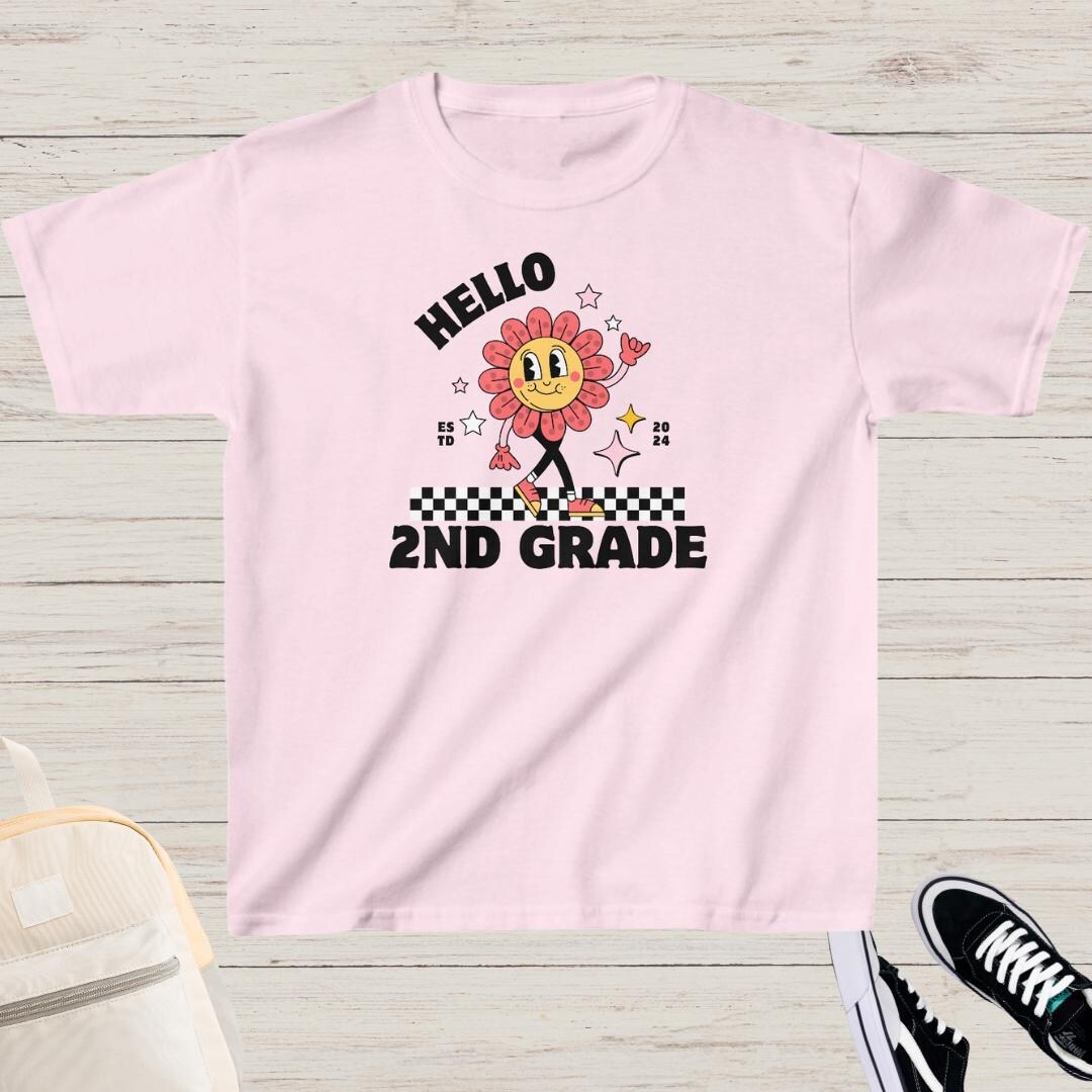 Hello Second Grade Shirt 2nd Grade Shirt 1st Day of School First Day of ...