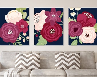 Plum wall art | Etsy