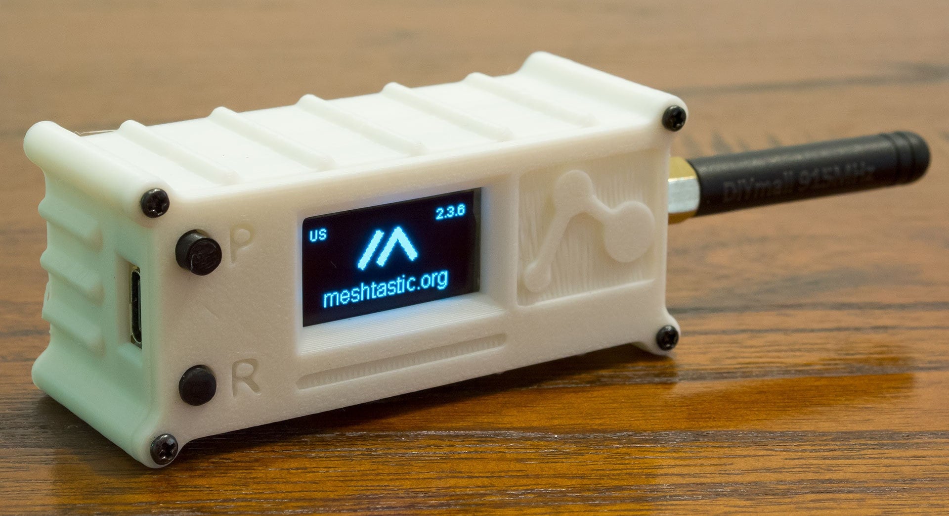 Complete Heltec V3 Device Running Meshtastic in Compact Case With 1000 ...