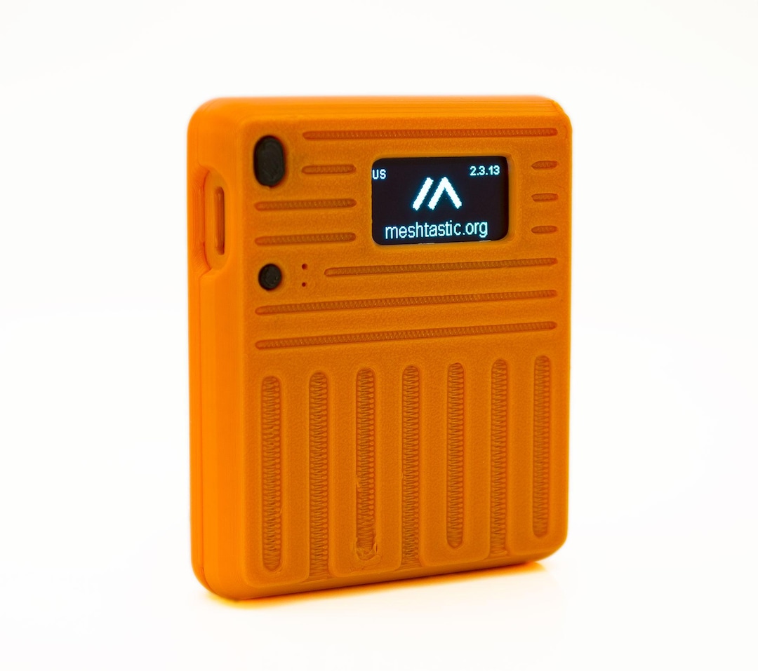 Complete Heltec V3 Running Meshtastic in Slim Style Compact Case With ...