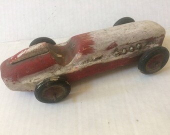 Hand Carved Wood Car | Etsy